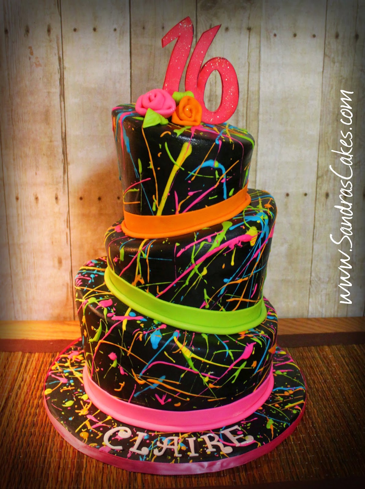 Paint Splatter Cake!
