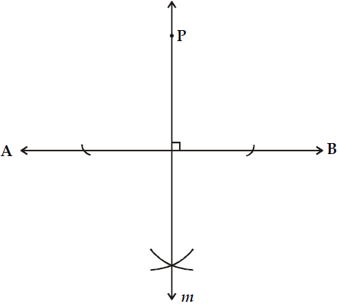OMTEX CLASSES: To draw a perpendicular to a given line from a point ...