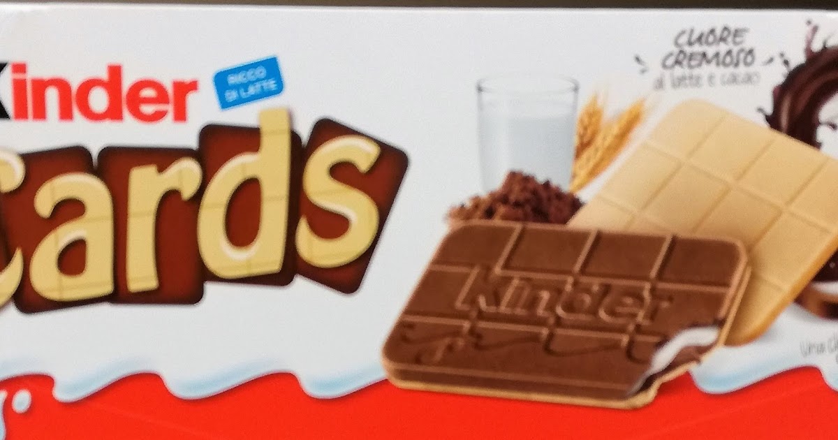il nuovo supermercato: Kinder Cards un nuovo snack di Ferrero con ...