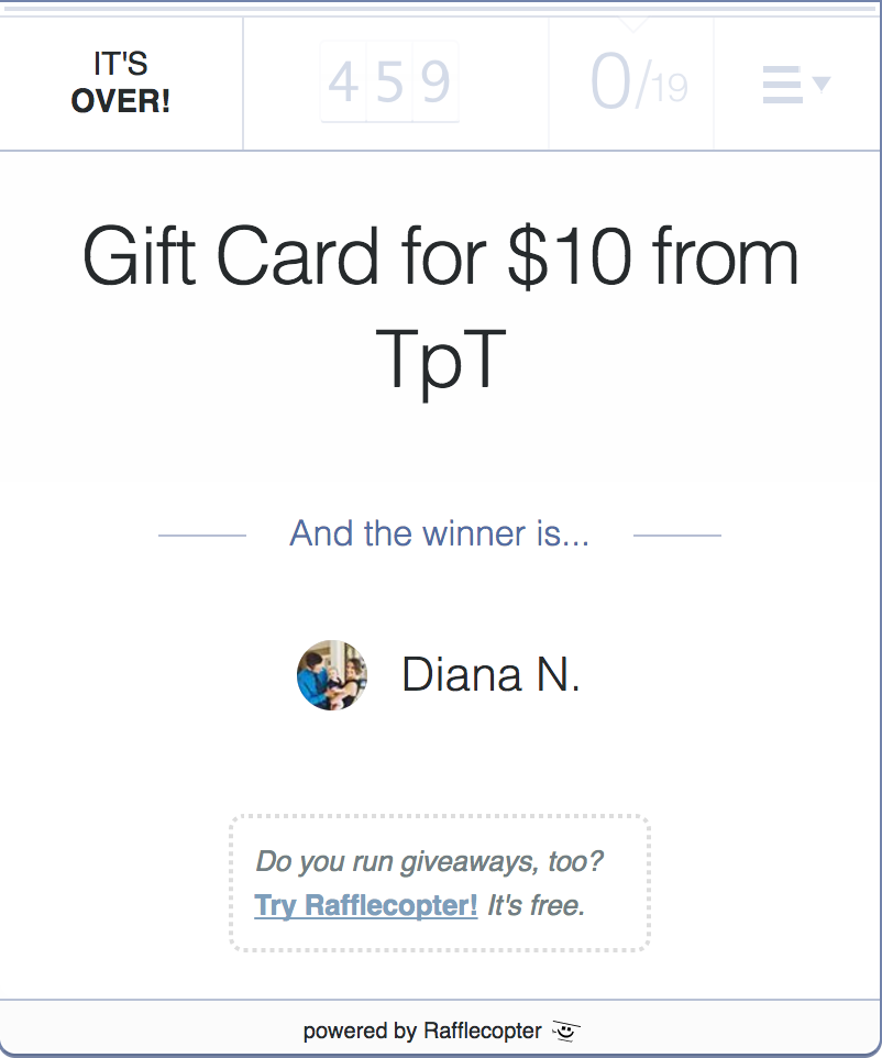 Catch My Words: Win a $10 Gift Card from TpT