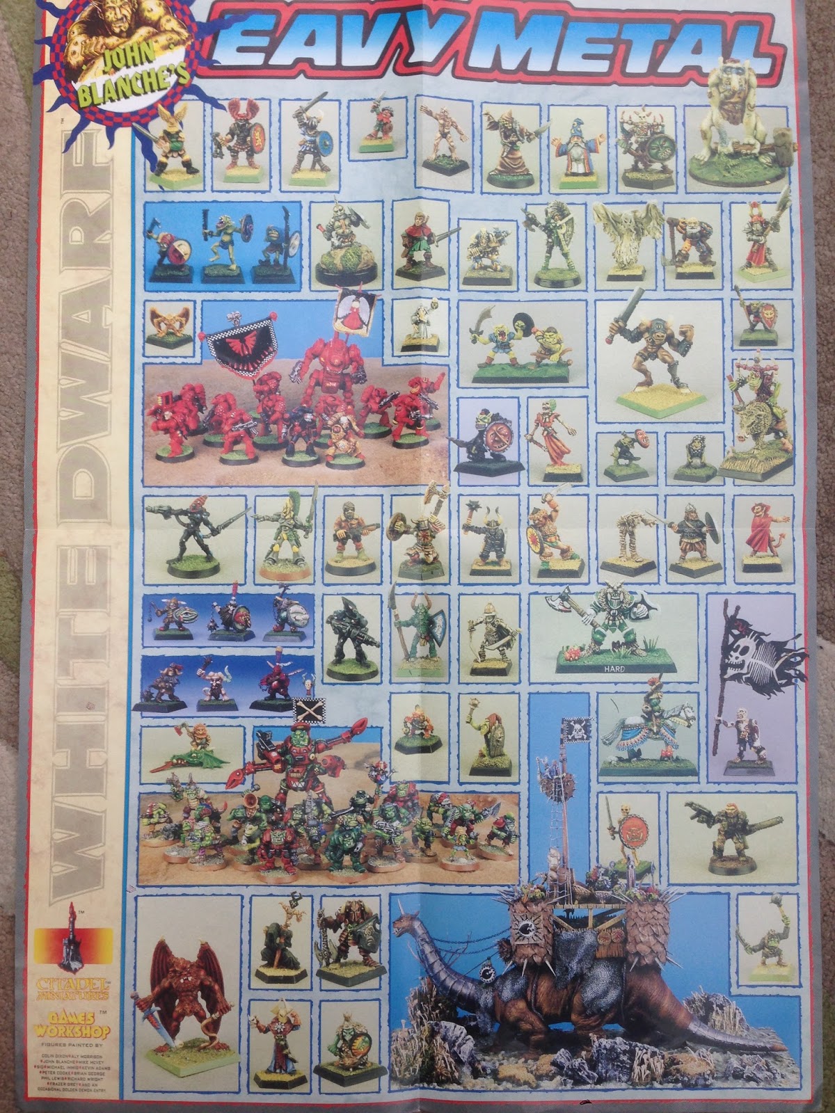 Realm of Chaos 80s: The White Dwarf 100 Free Poster