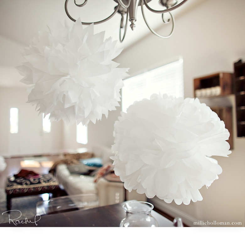 Barker House Love: DIY tissue paper puffs