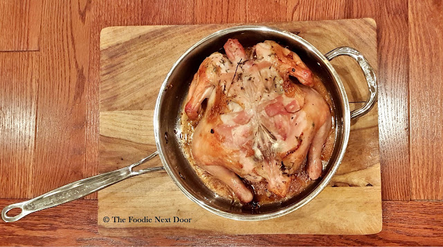 The Foodie Next Door: Zuni Cafe Chicken - an adaptation of the method