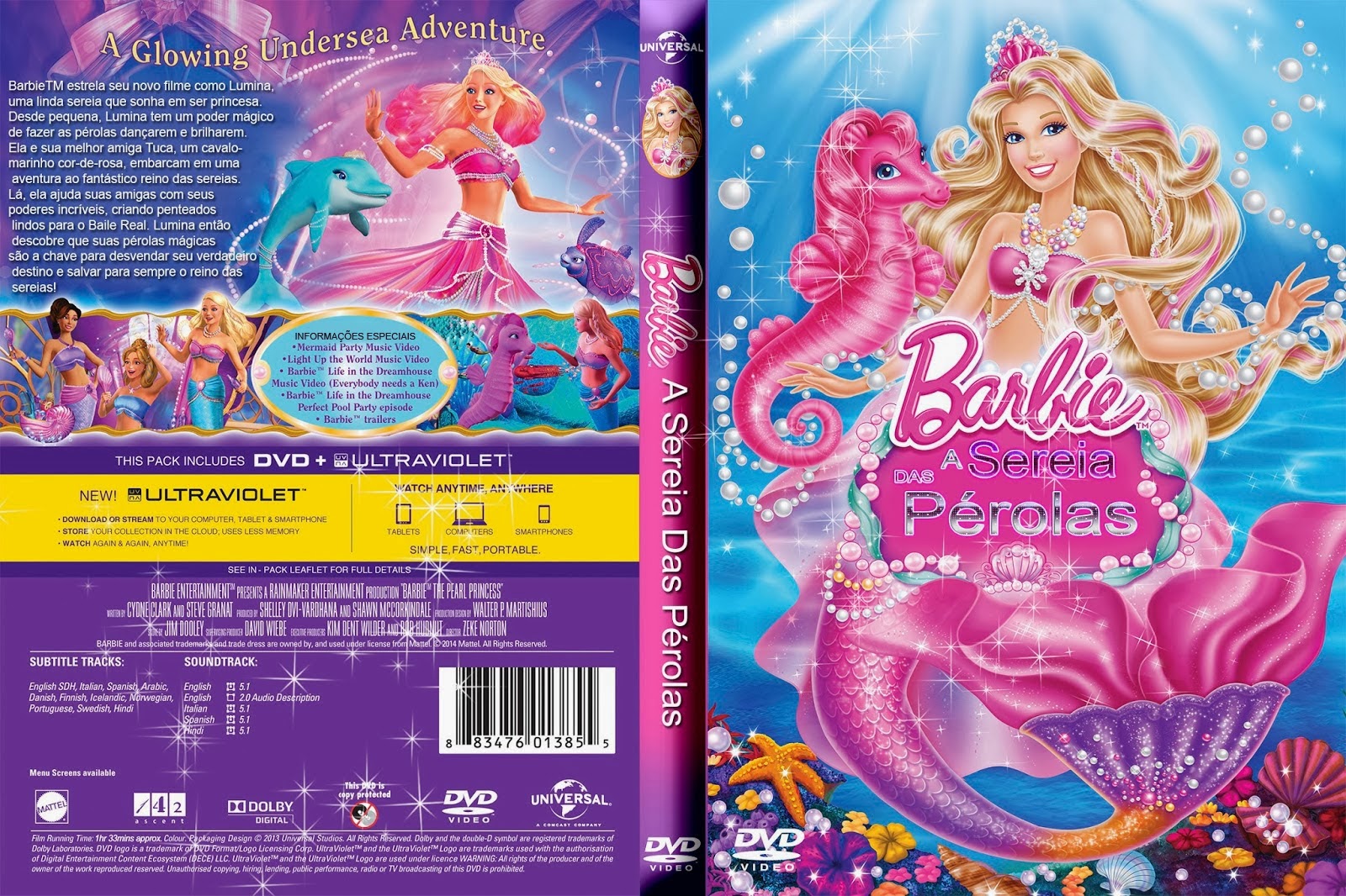 As capas do dvds dos Filmes da Barbie | Glamour Com Glitter