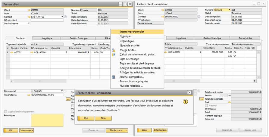 SAP Business One news by Opti-One: [nouveauté v9.00]> Documents d ...