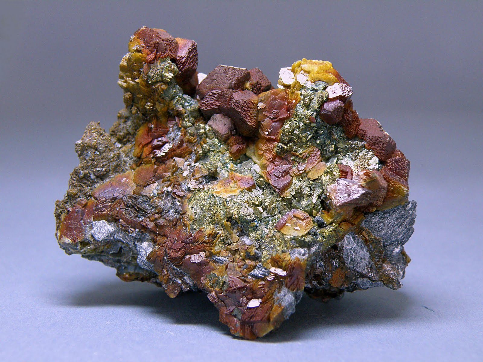 Galería de imágenes: Siderita y Pirita