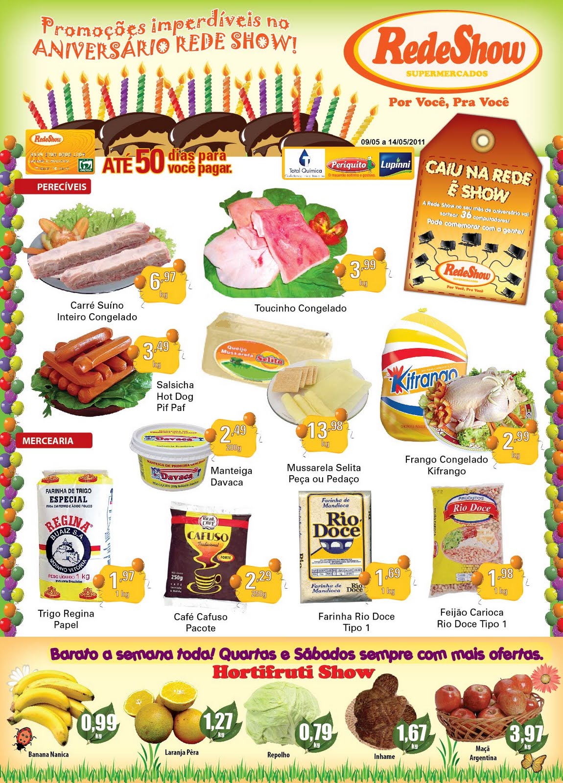 RG Marketing e Propaganda: Folheto de ofertas - Rede Show Supermercados