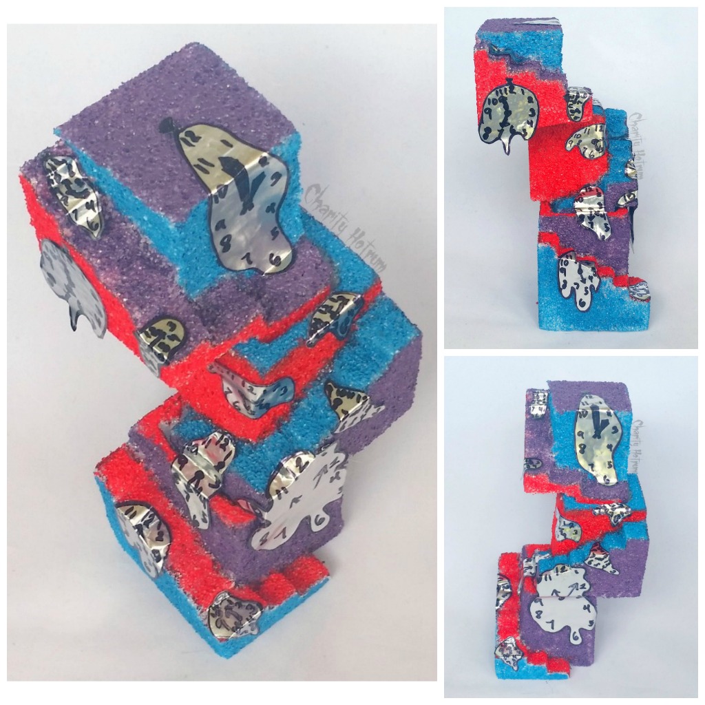 Scrappin' Chaos: How To Make A Quick And Easy Tower With Foam Blocks