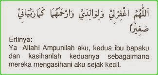 Doa untuk Ibu dan Bapa