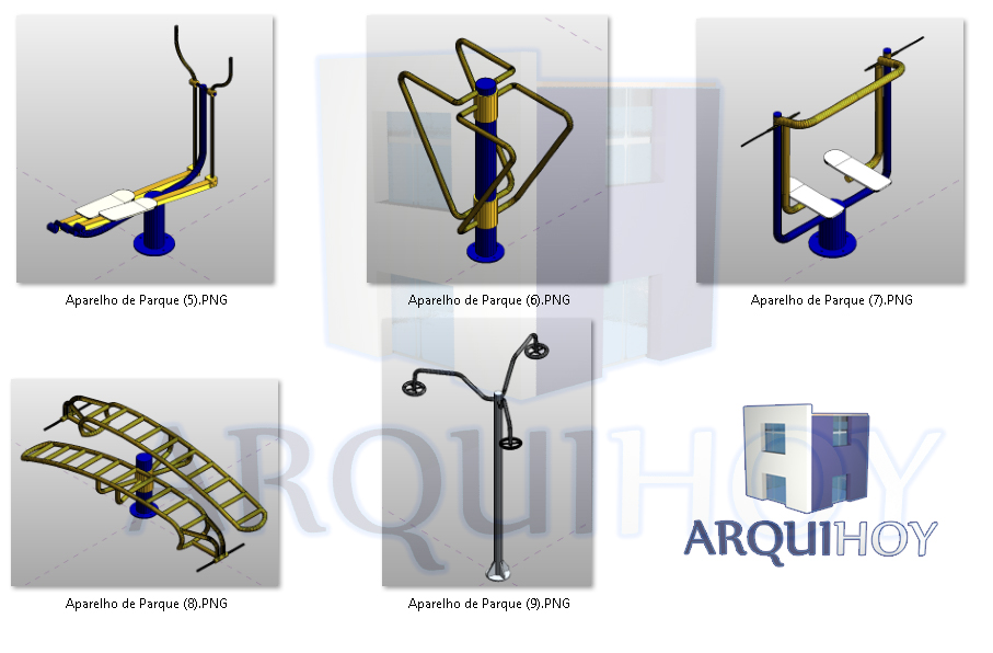 Familia aparatos de ejercicios / Family exercise machines (RFA) B ...