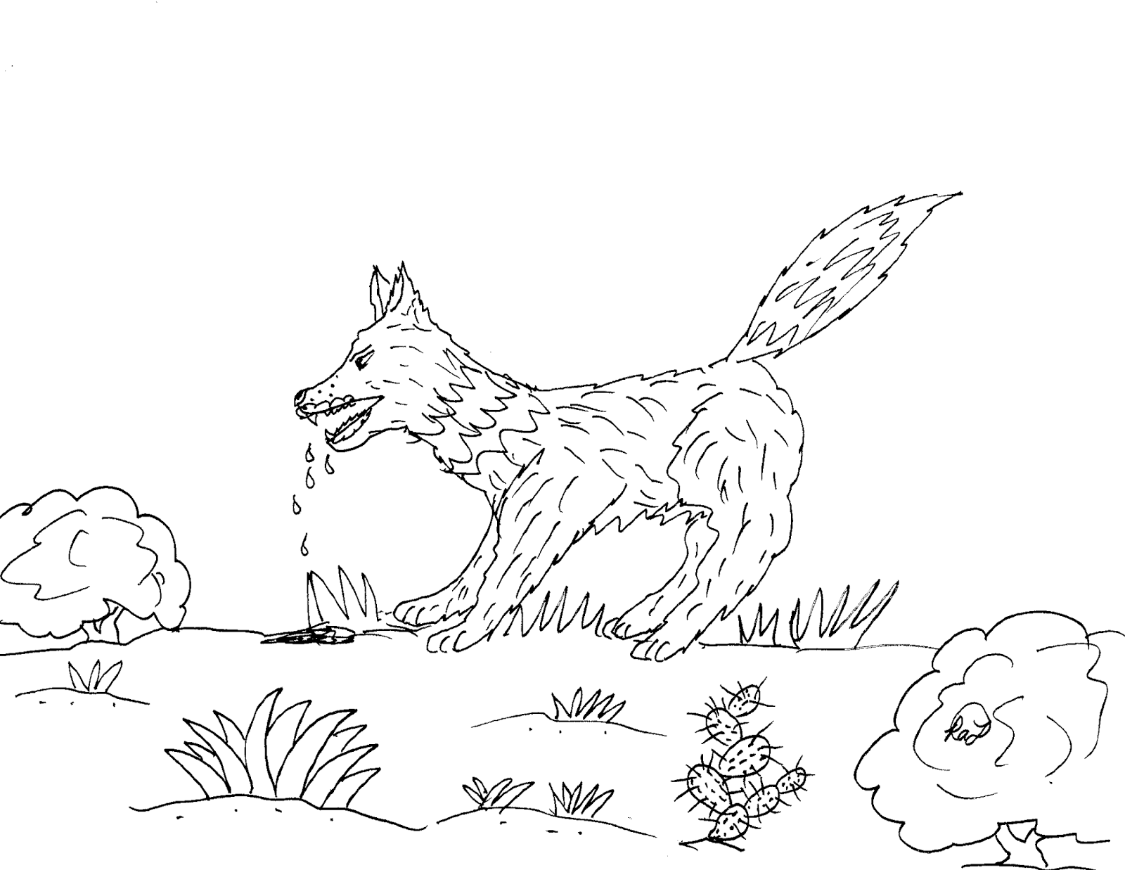 Robin's Great Coloring Pages: Harry Potter faces the Boggart