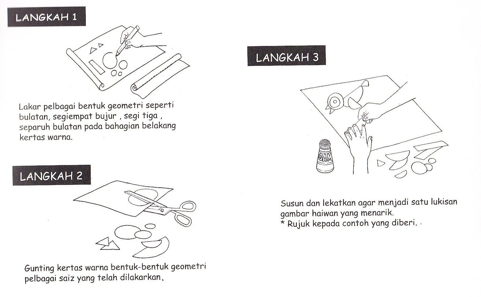 Seronok Belajar Seni Visual: Teknik Kolaj