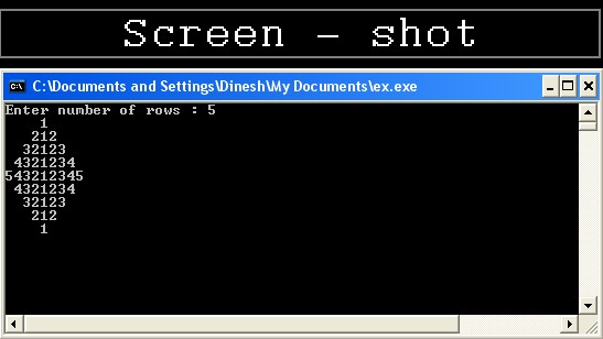 C Programming Computer Ms Excel Number Rhombus2