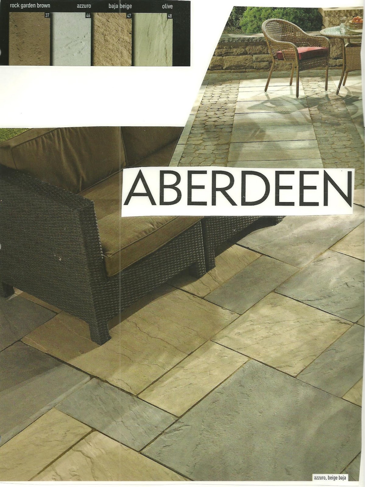 Custom Stoneworks & Design Inc.: Aberdeen slab paver for a stone look.