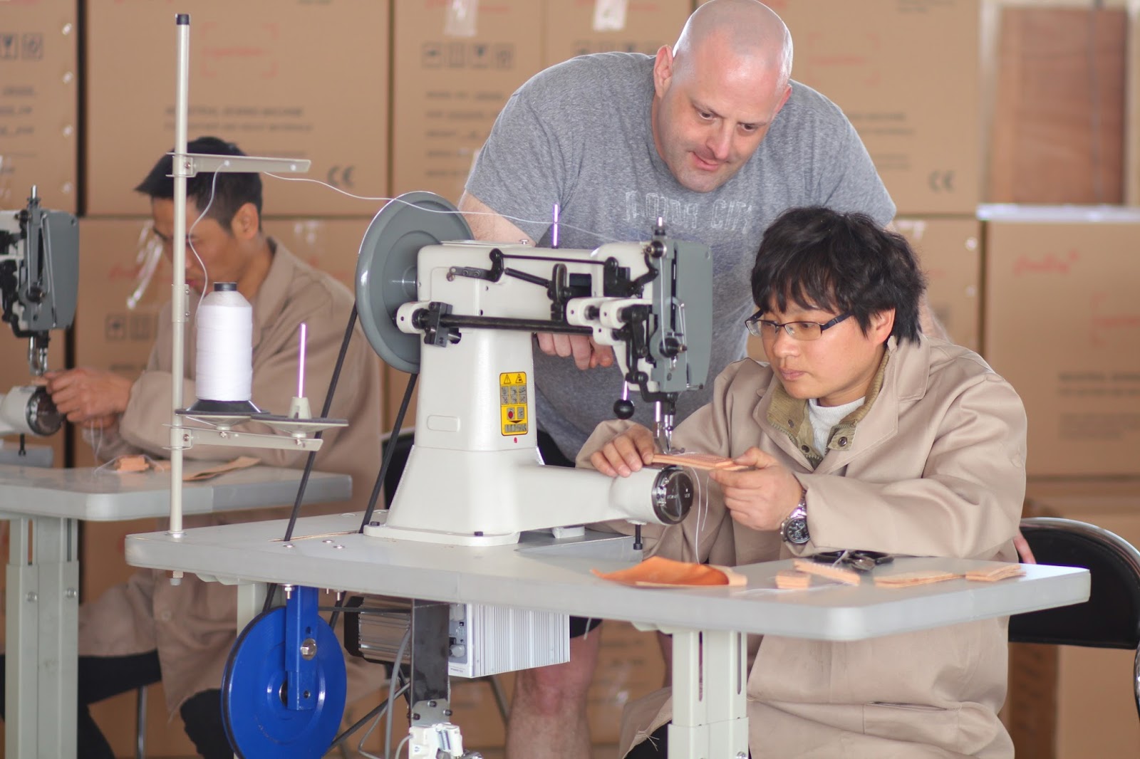 Heavy duty industrial sewing machines: Cowboy CB3200 Leather Sewing ...