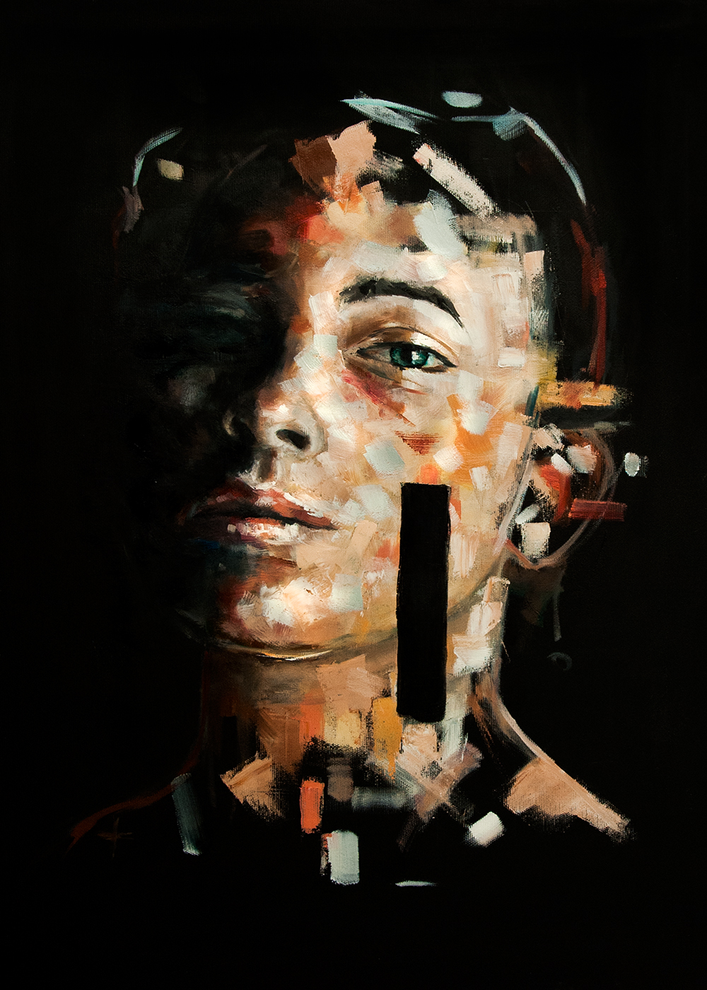 Davide Cambrìa, 1986 | Abstract Portrait painter | Tutt'Art@ | Pittura ...