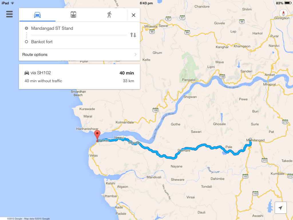 Bankot Fort aka Himmatgad aka Victoria Fort in Ratnagiri district in ...