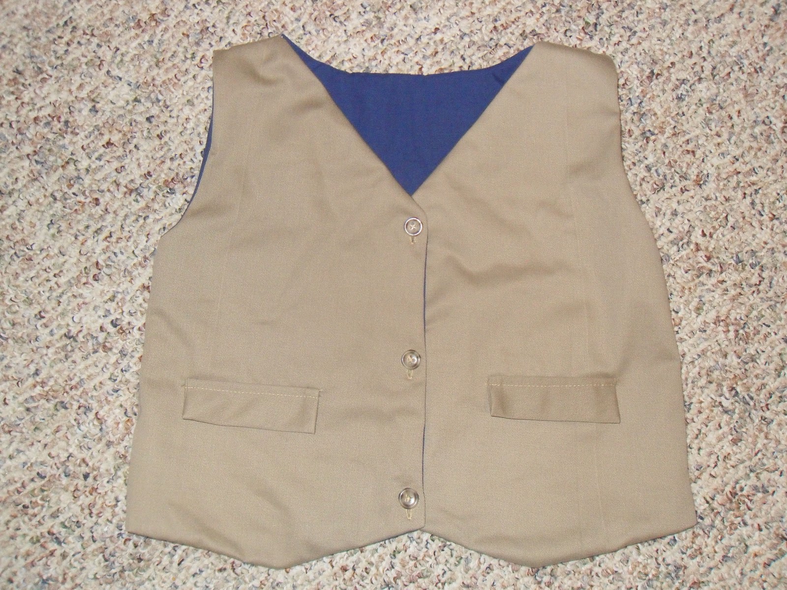 Simple Joy Crafting: Boys Reversible Vest