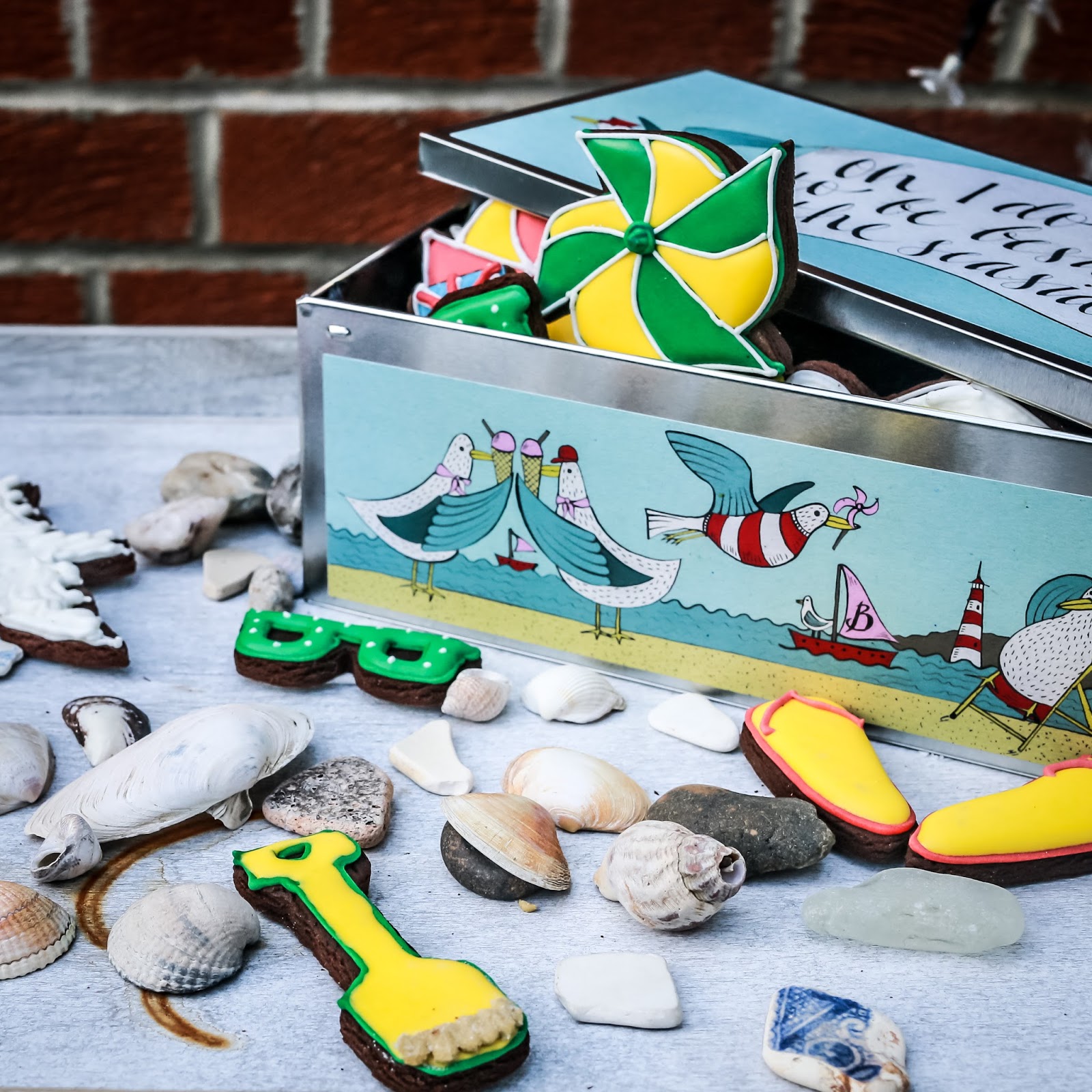 Oh I Do Like To Be Beside The Seaside, with Biscuiteers | Mandy ...