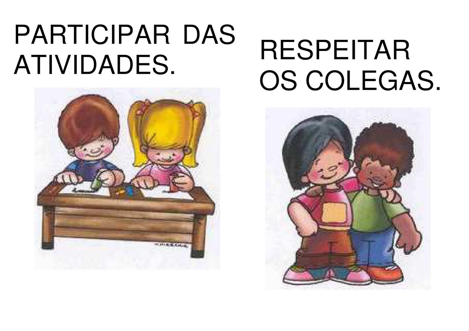 EDUCAÇÃO NA PRÁTICA: Regras de convivência/combinados