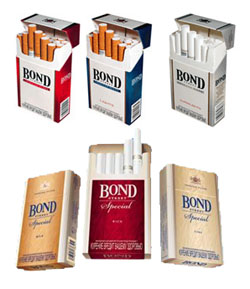 Bond Cigarettes — Tobacco Stores with Natural Cigarettes