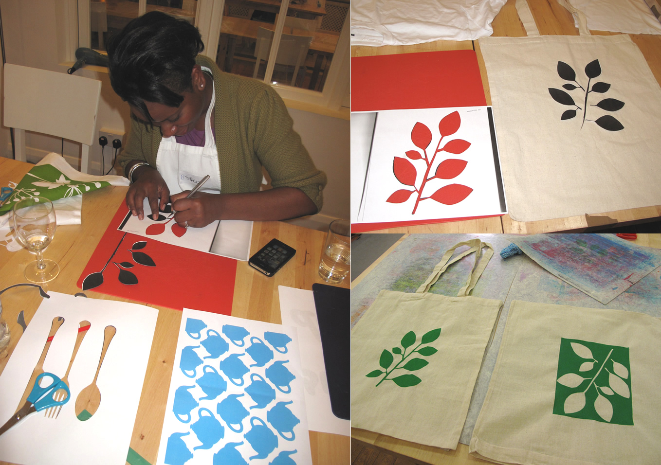 Helen Rawlinson Lighting and Textile Design: Screen Printing at The ...