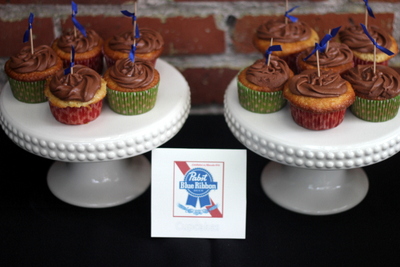 sips etc.: Pabst Blue Ribbon Beer Cupcake