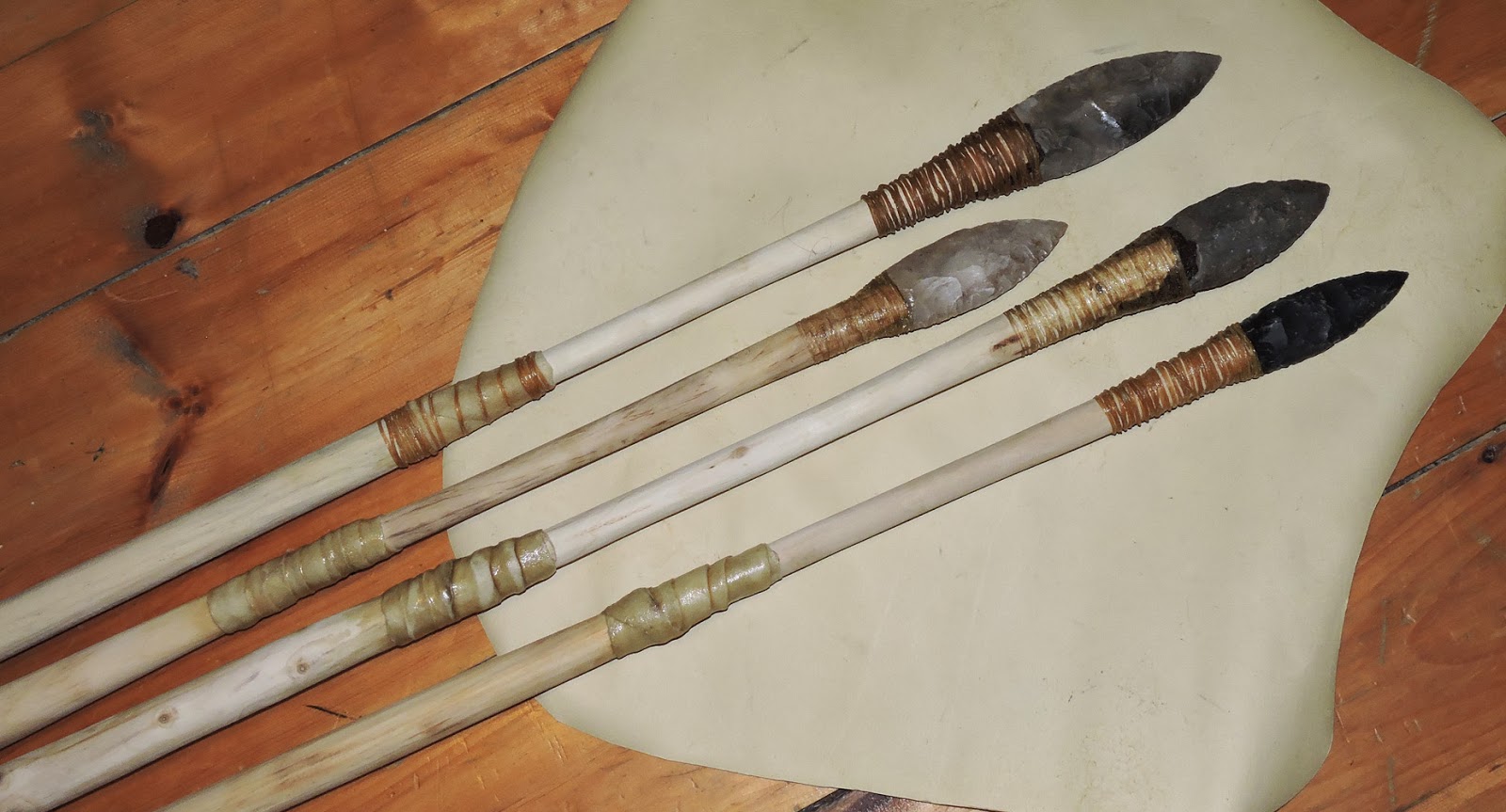 Elfshot: Completed Alaskan PalaeoIndian Spears