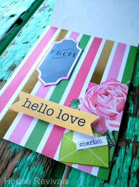 Embellish the card front, and add sentiments, as desired, being careful ...