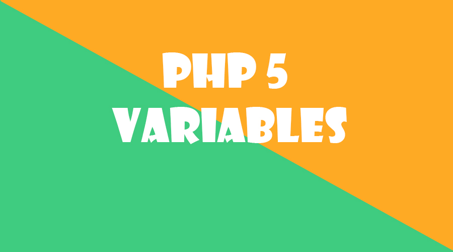 Php 5 Variables