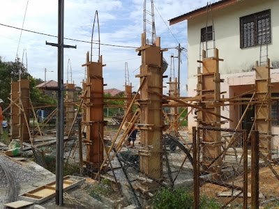 Transformasi Rumah: Membina Tiang Konkrit | Minggu Ke-3