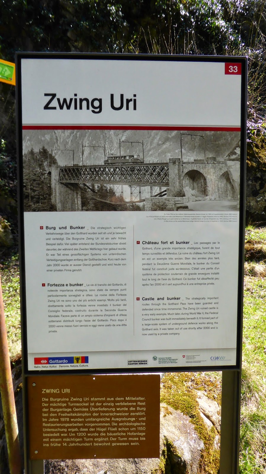 Pfannenstiel Wanderblog: Rundwanderung im Urner Reusstal: Erstfeld Amsteg