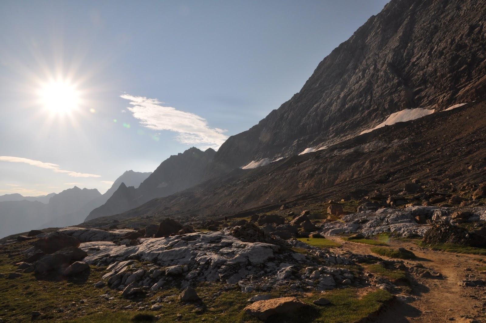 Tour du Marboré, 3009m, depuis le Col de Tentes.