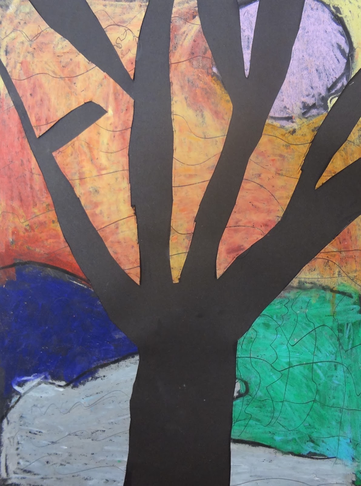 Puzzle Trees by 3rd grade