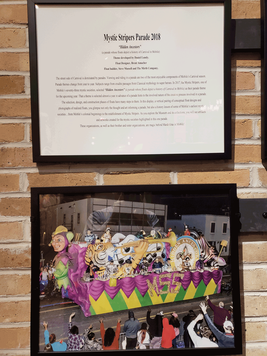 The BRENTOONS Blog: Mystic Stripers Drawings At Mobile Carnival Museum