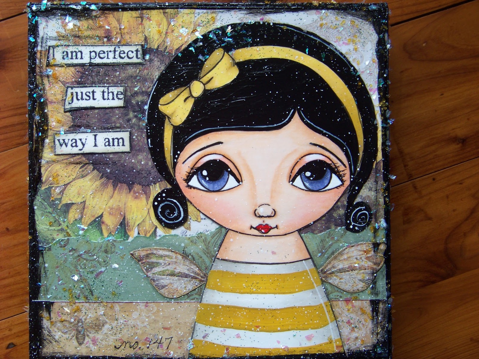The Simple Crafter: My First Whimsy Girl Canvas