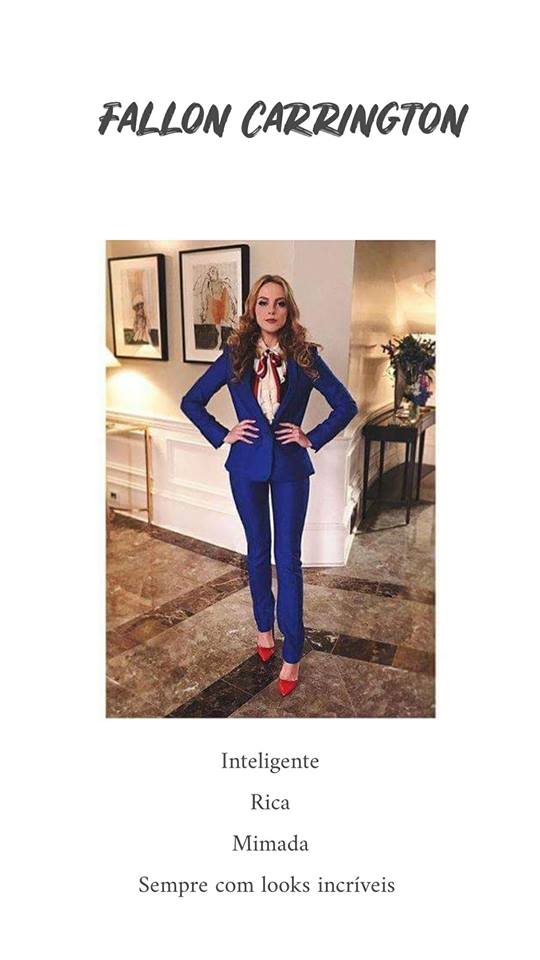 2 Fashion Girls: Looks Séries: Dinastia - Fallon Carrington