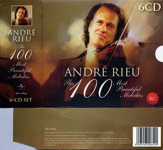 DISCO VIEJOS DEL TATY: André Rieu - The 100 Most Beautiful Melodies (6 ...