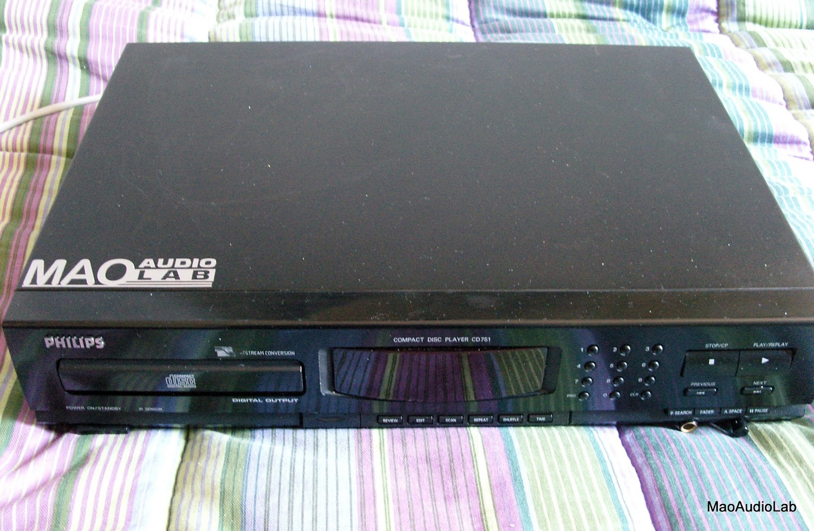 Mao Audiophile Modifications: Philips CD751 + dedicated tube output