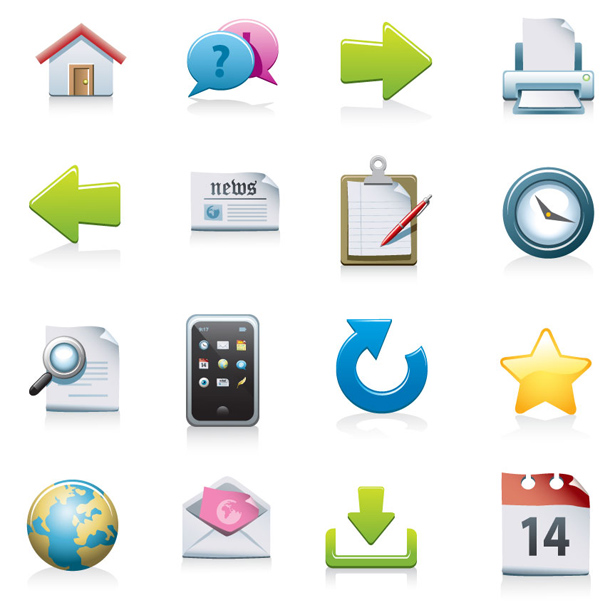 16 iconos para tu web en formato vectorial ~ WorldjamBlog