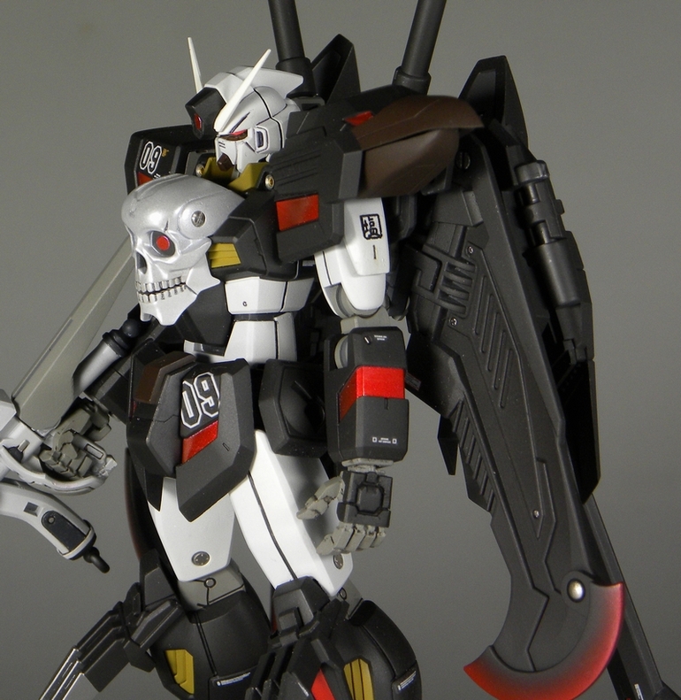 GUNDAM GUY: HGBF 1/144 Crossbone Gundam Crow - Custom Build