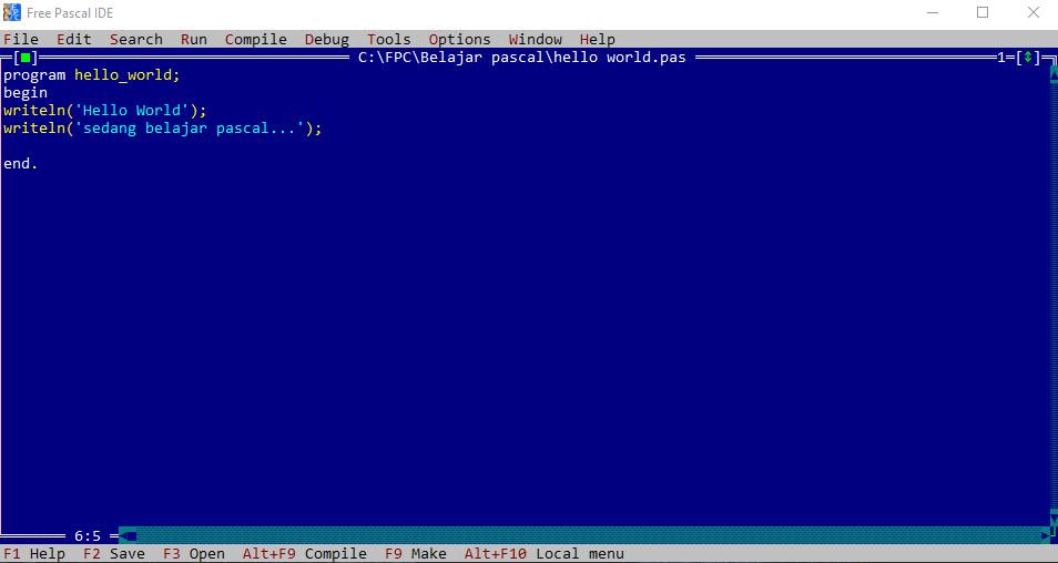 Kegiatan Kampus: Aturan dan Cara Penulisan Kode Program Pascal