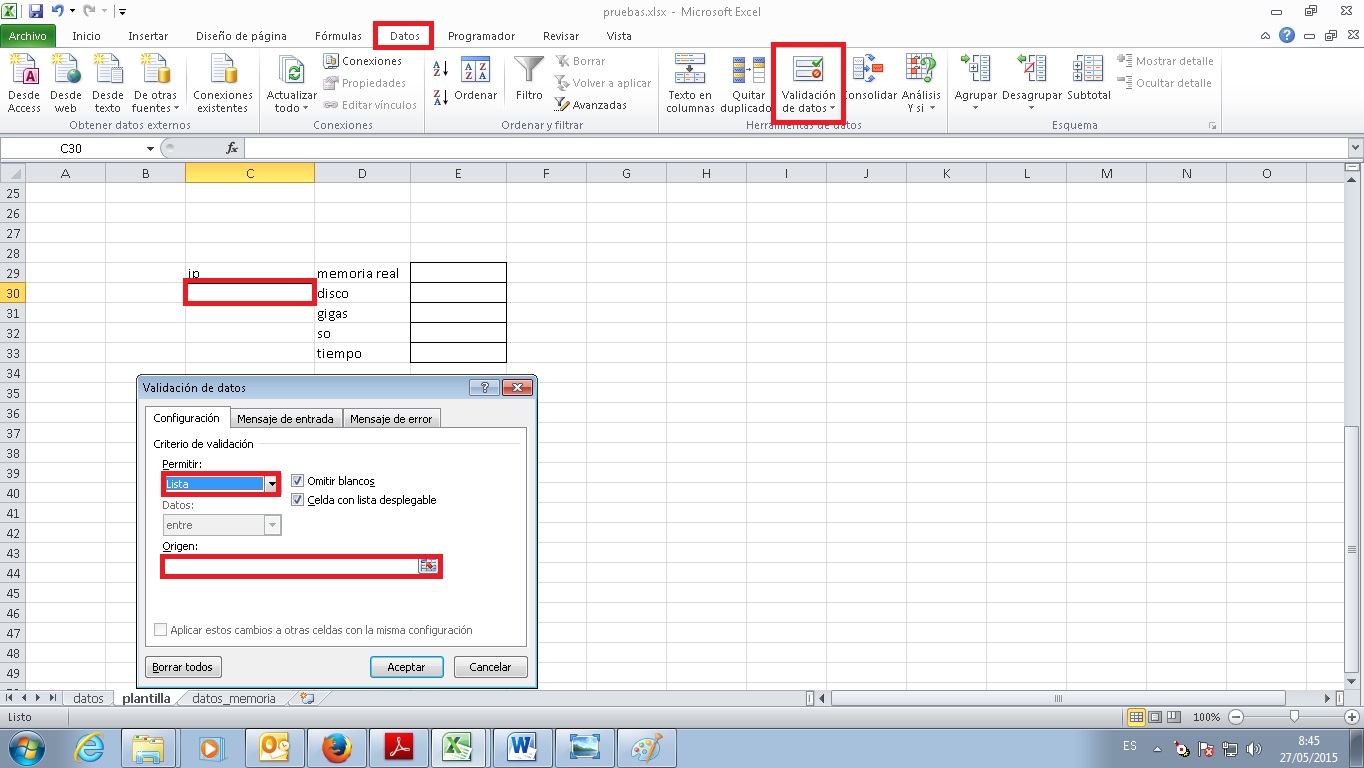 Informática fácil: Como usar listas desplegables y autorrellenar datos ...