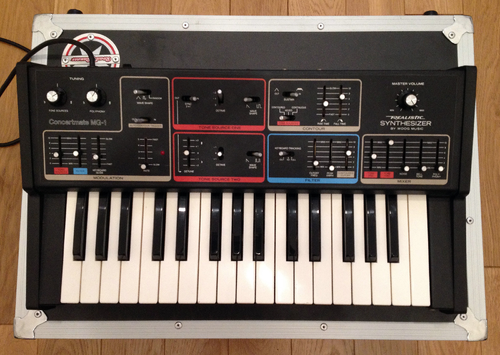 MATRIXSYNTH: Moog Realistic Concertmate MG-1 SN 1378