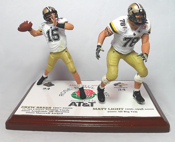 Sports Attic Customs: FINISHED - 2001 Drew Brees & Matt Light - Purdue ...