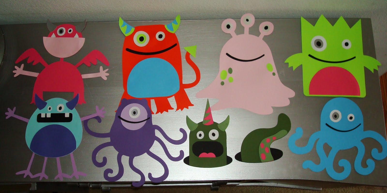 Nifty Thrifty & Thriving: Monster Cutouts