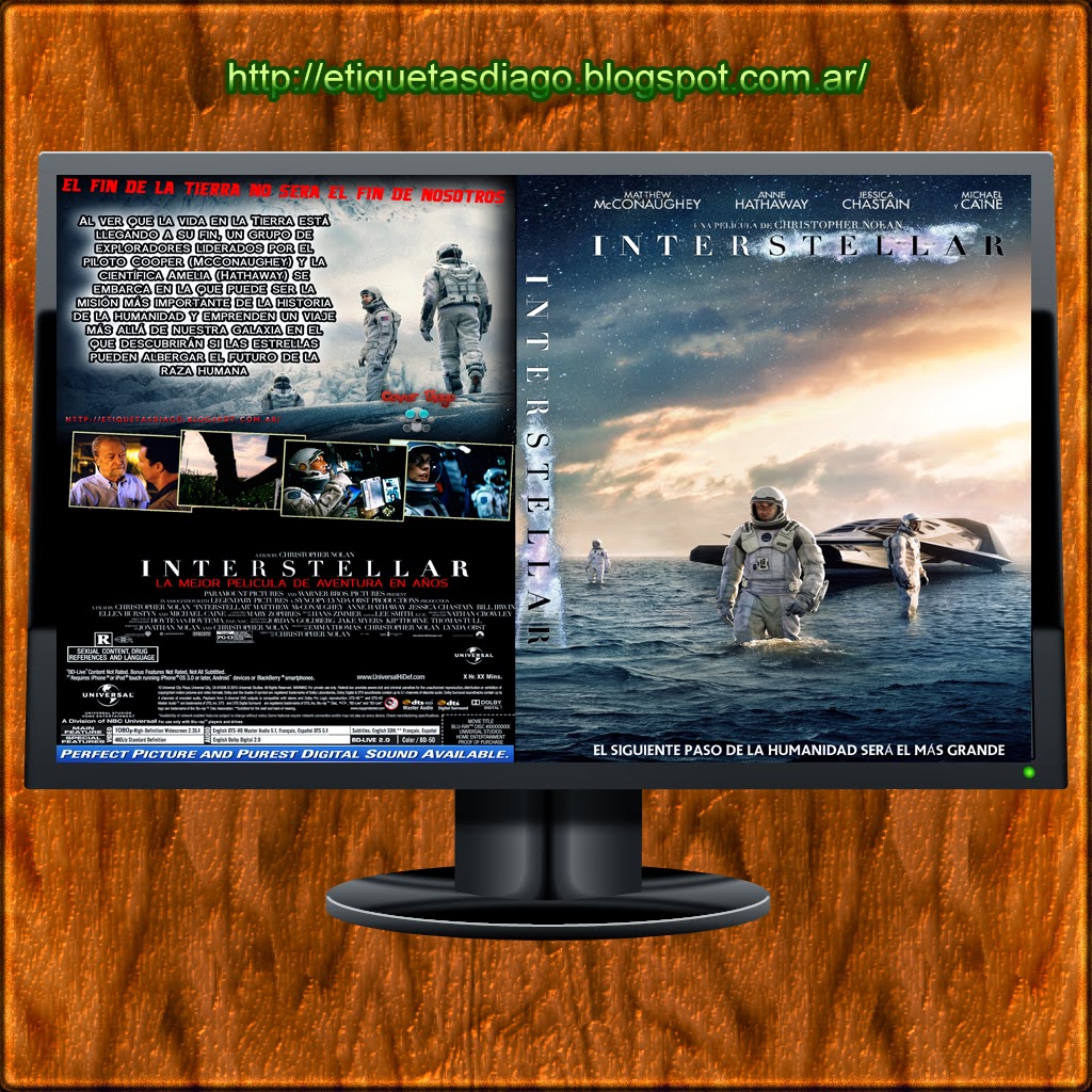 Cover Diago : Interstellar DVD COVER