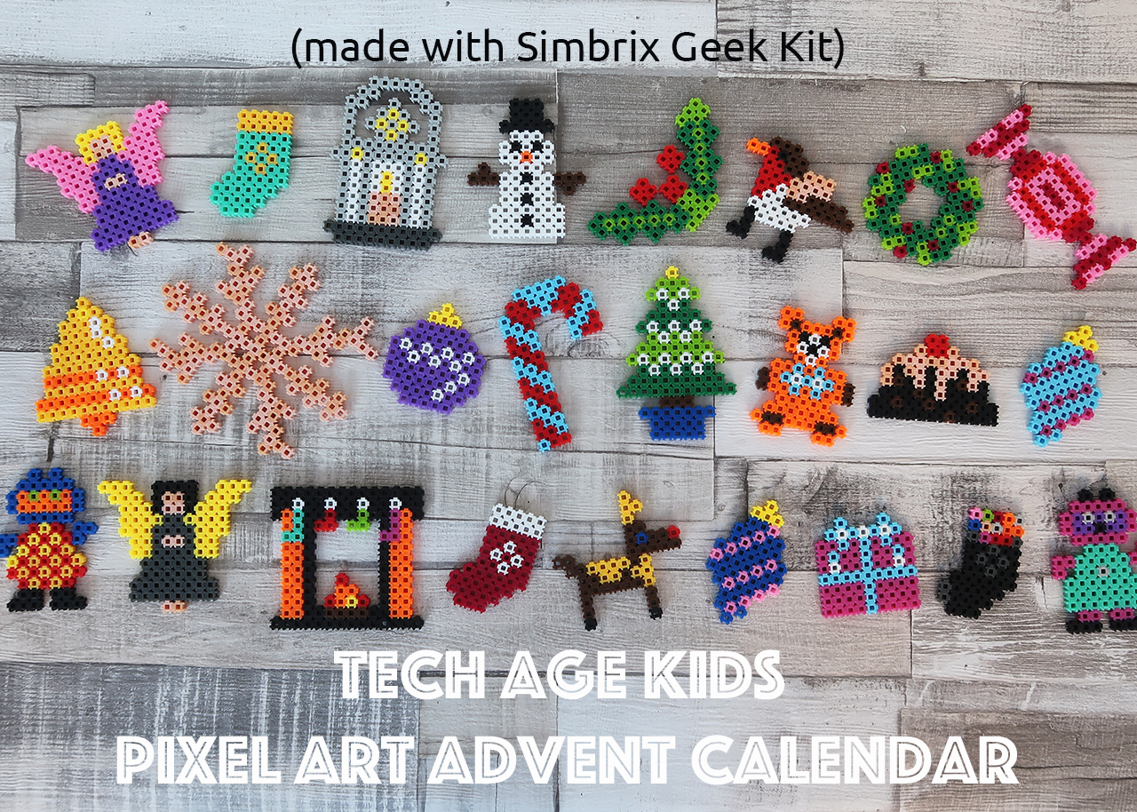 New Kits for Simbrix Pixel Art and Puzzles | Tech Age Kids | Technology ...