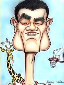Yao Ming Funny Fan Arts (Cartoons) | NBA FUNNY MOMENTS