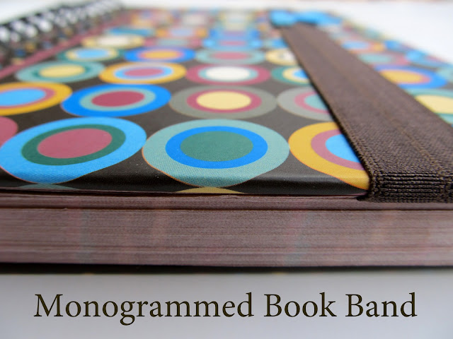 Craftaphile: A Monogrammed Book Band